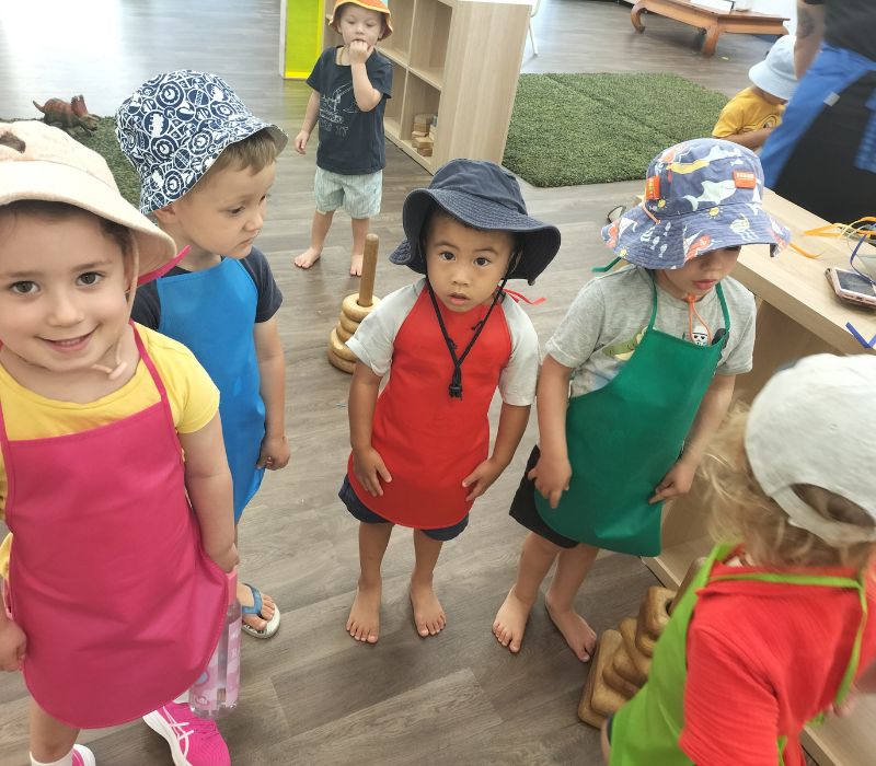 Sonas Wattle Grove - Kids in the kitchen - Sonas Childcare